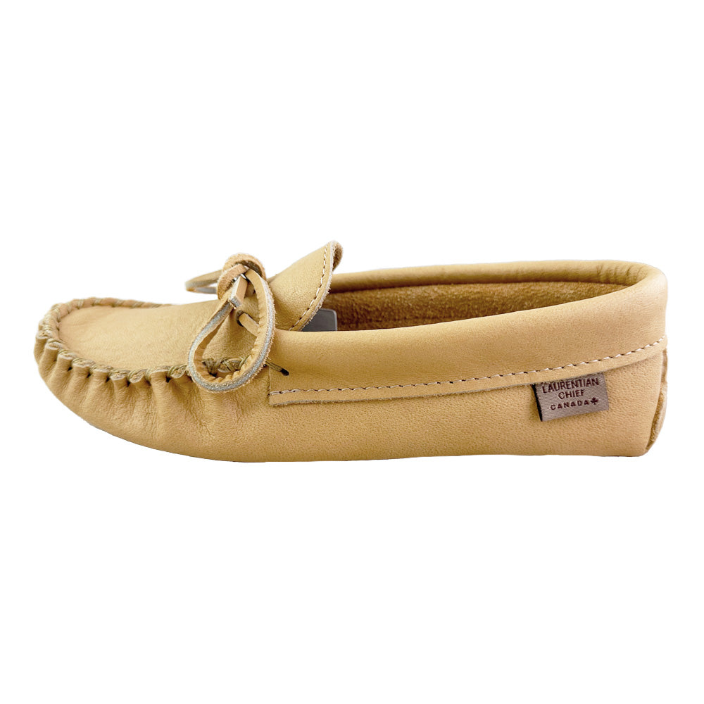 Womens Handmade Genuine Moose Hide Leather Soft-Sole Moccasin Slippers ...