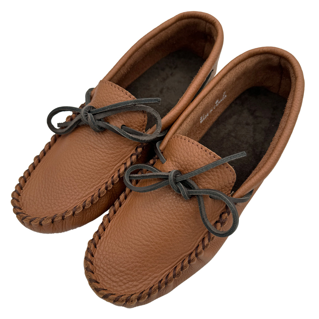 Handmade Men's Soft Sole Elk Hide Leather Moccasin Slippers – Moccasins ...