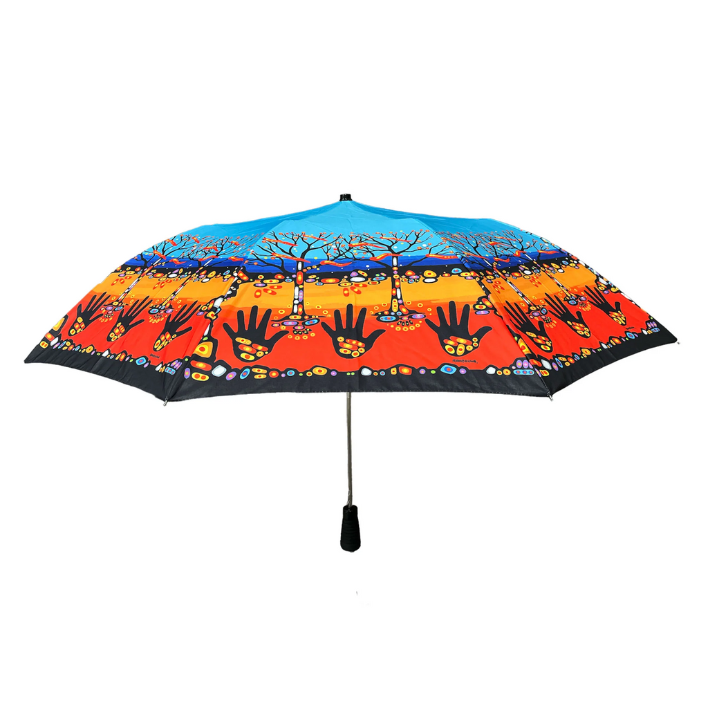 Native American Artist Collapsible Umbrella Printed Canopy Design ...