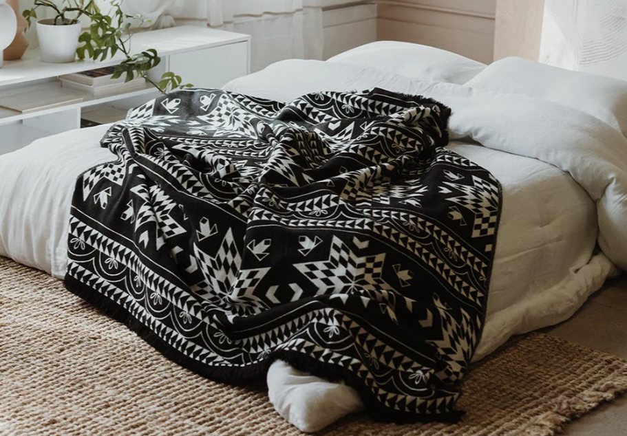 Star Eco-Friendly Blanket – Moccasins Canada