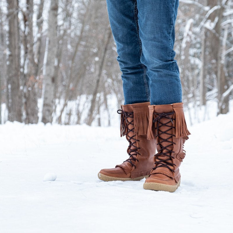 Authentic Native American Genuine Suede Leather Mukluk Moccasin Boots ...