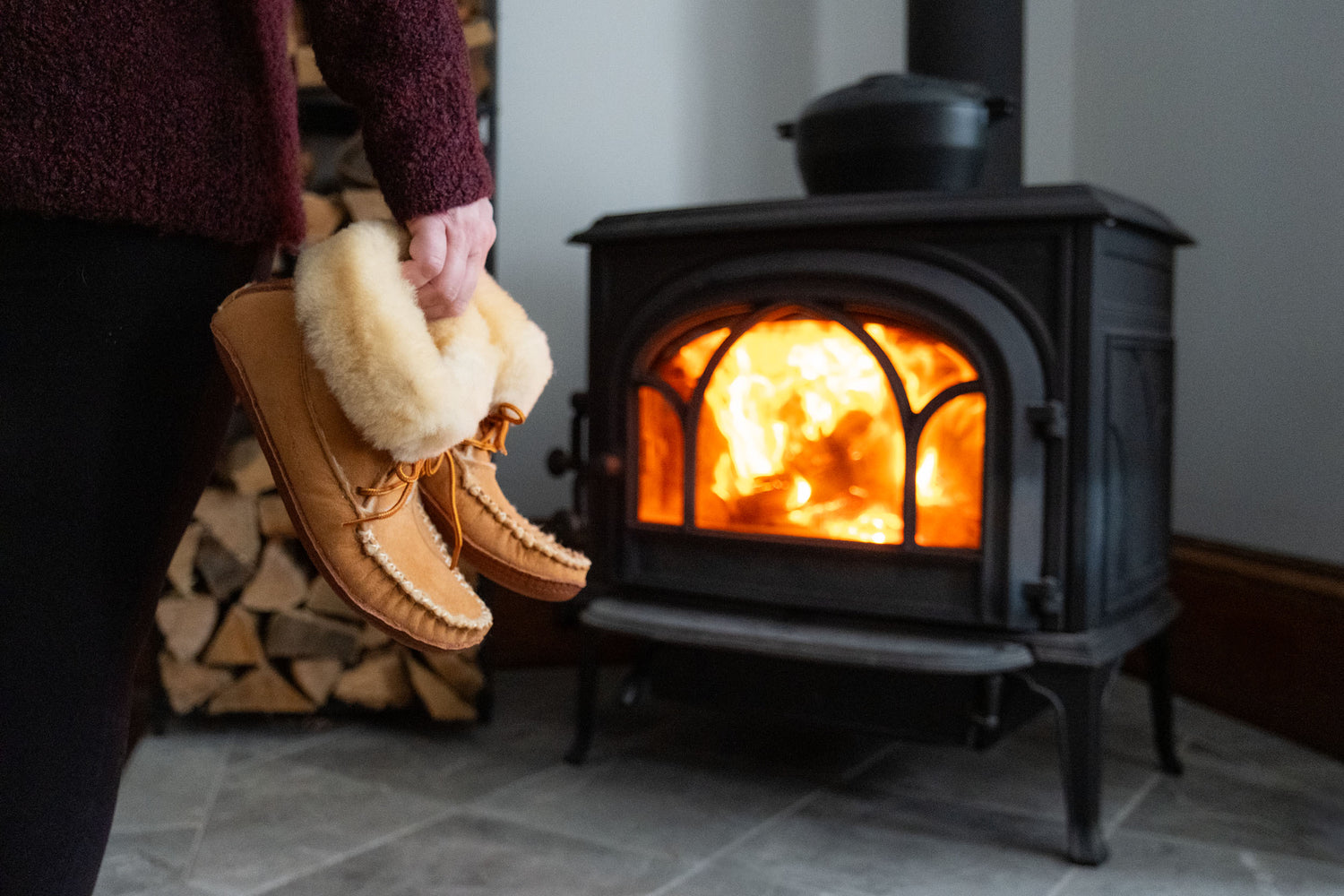Genuine Leather Native American Moccasins Handmade In Canada for Sale ...