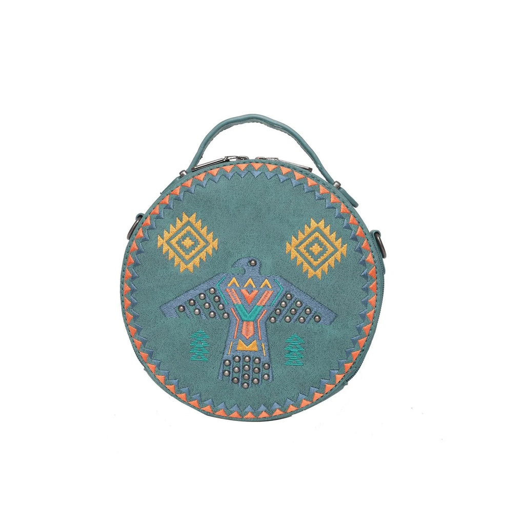 Wrangler Embroidered Collection Circle Crossbody Purse Montana West ...