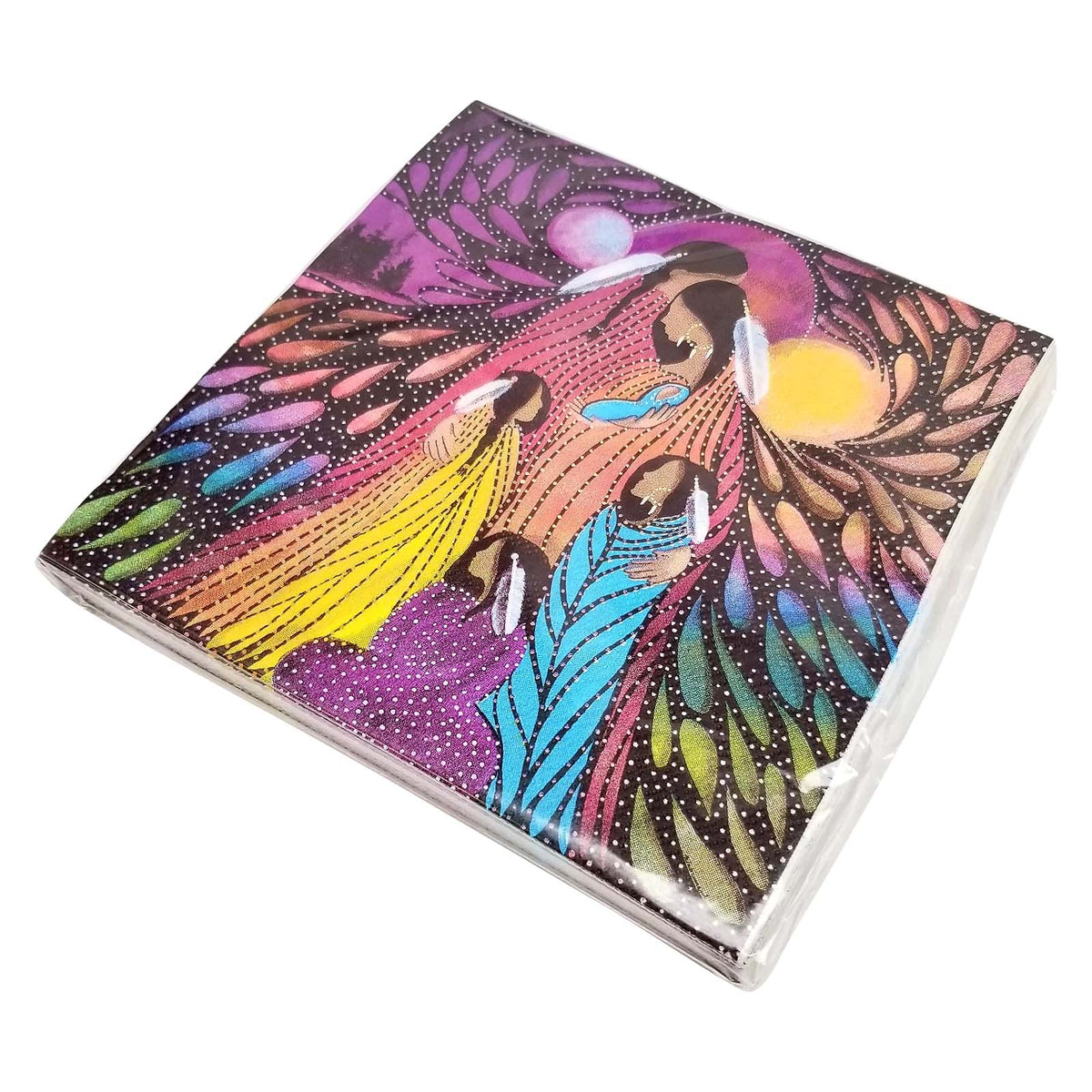 Indigenous Native Art Paper Single-Use 3-Ply Luncheon Napkins ...