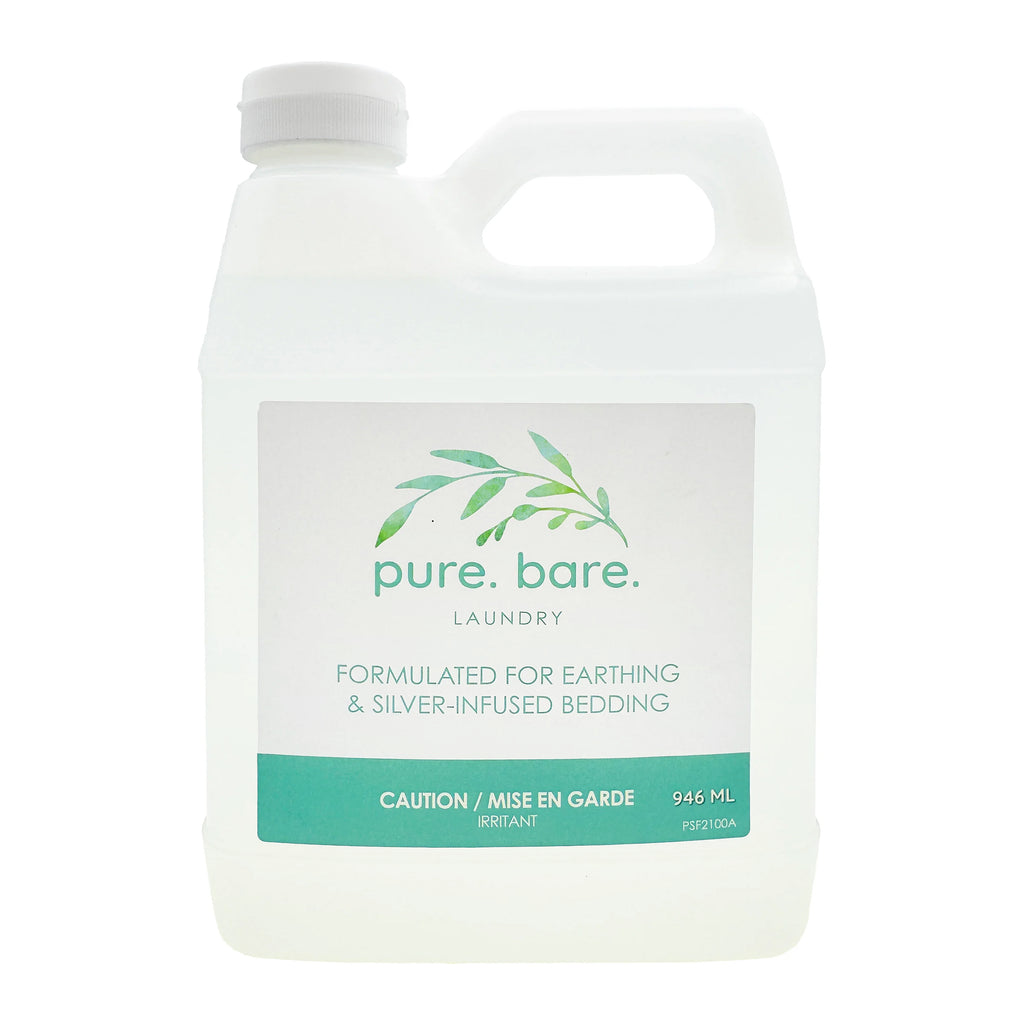 pure. bare. Silver & Wool Safe Earthing Liquid Laundry Detergent ...