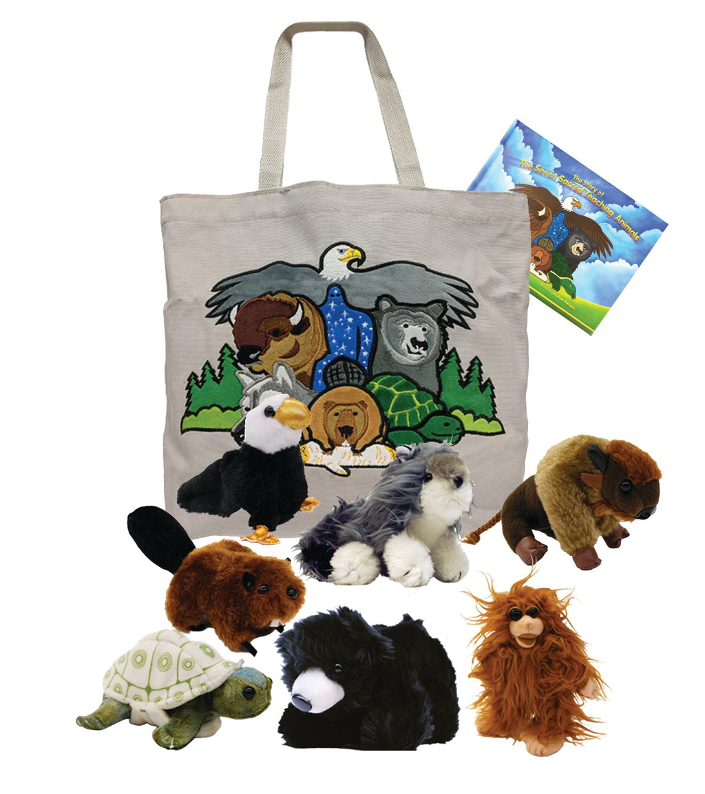Indigenous Reflections 7 Teaching Puppet Set – Moccasins Canada