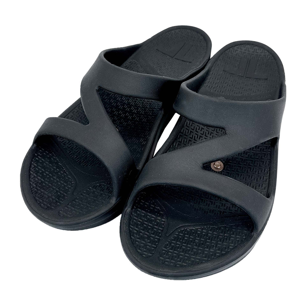 Women's Vegan Z-Strap Telic Sandals for Earthing with Copper Rivet ...