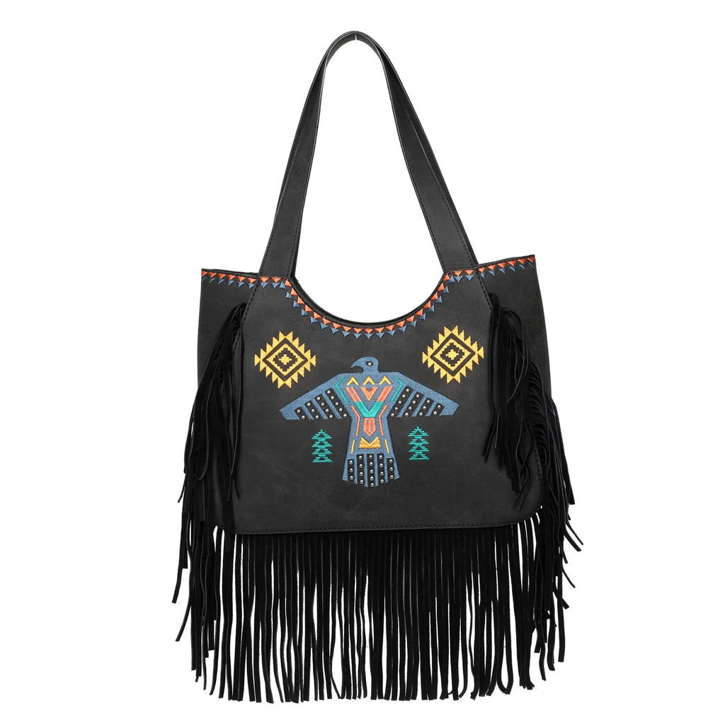 Wrangler Embroidered Fringe Collection Concealed Carry Tote – Moccasins ...