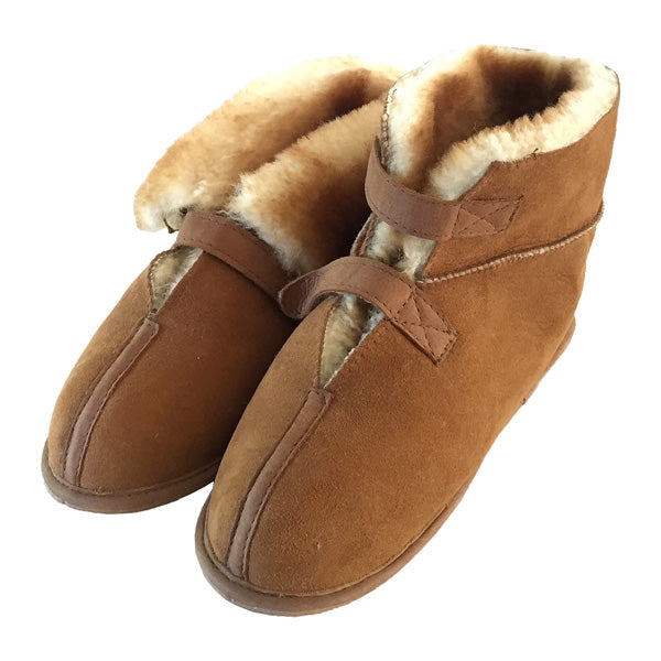 Genuine Canadian Handmade Women's Sheepskin Soft Sole Indoor Slippers ...