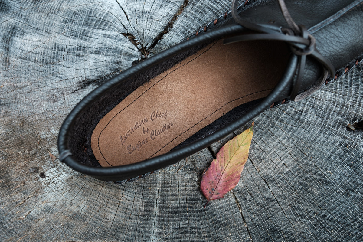 Men's Soft Sole Buffalo Hide Leather Minimalist Earthing Moccasins ...