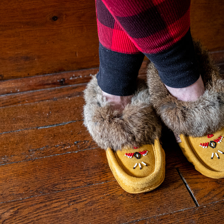 Best Authentic Native Indian Womens Warm & Comfy Indoor Moccasin ...