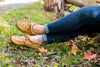Women's Genuine Moose Hide Leather Beaded Ankle High Moccasin Shoes ...