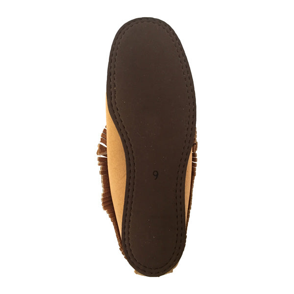 Women's Genuine Moose Hide Leather Beaded Ankle High Moccasin Shoes ...