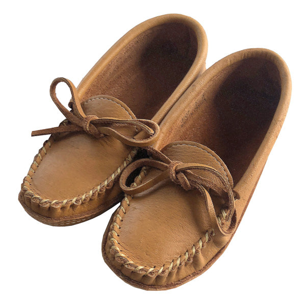 Women's Genuine Moose Hide Leather Earthing Soft Sole Moccasin Shoes ...