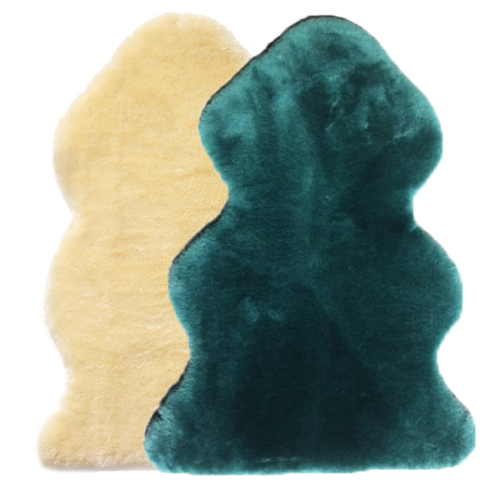 Comfortable Genuine Medical Sheepskin Pad in Green or Natural Tan ...