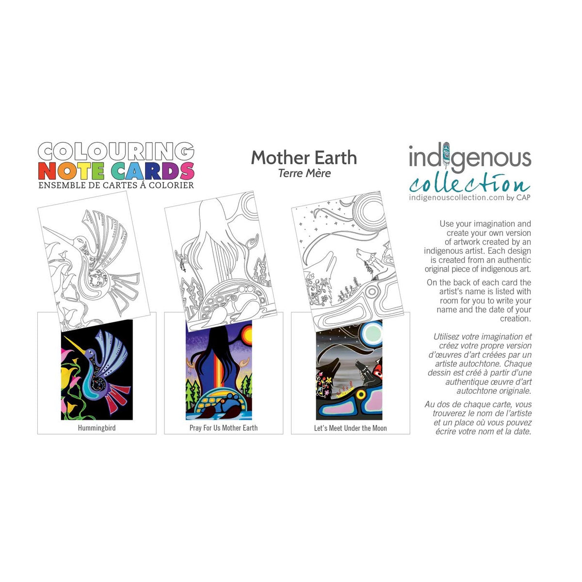 Indigenous Art Boxed Note Cards – Moccasins Canada