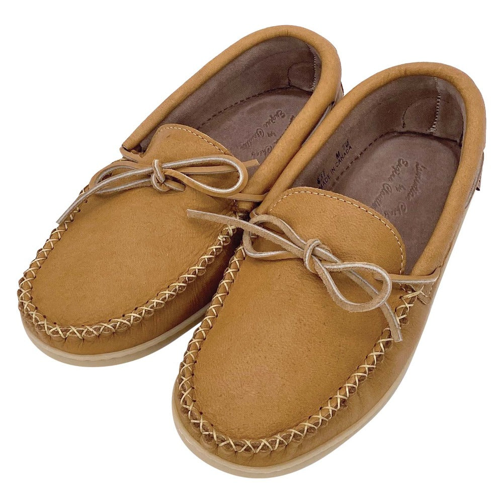 Men’s Traditional Loafer Style Genuine Moose Hide Leather Moccasins ...